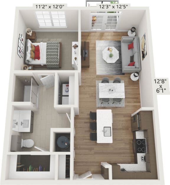 Floor Plans of Main Street Lofts in Mansfield, TX