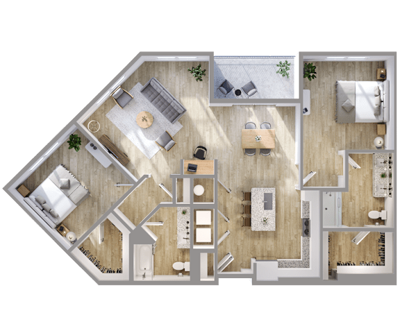Floor Plans at SOFI at 6311 in Austin, TX
