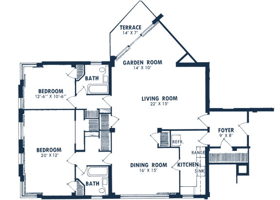 Floor Plans of Rivercliff in Little Rock, AR