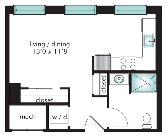 Studio, 1, 2 & 3 Bedroom Apartments in Glastonbury | The Tannery