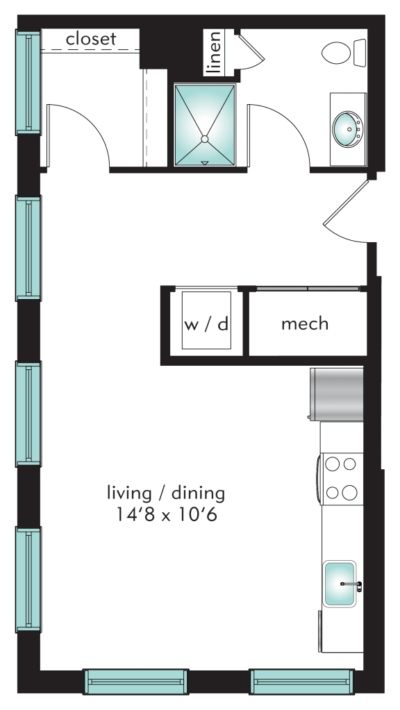 Studio, 1, 2 & 3 Bedroom Apartments in Glastonbury | The Tannery