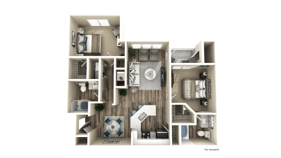 Floor Plans of Paces Park in Decatur, GA