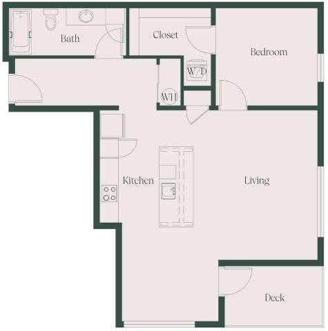 Floor Plans of Cru at Willows 124 in Redmond, WA