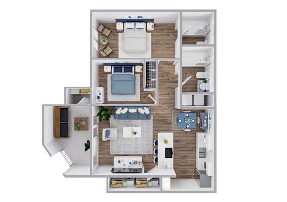 Vista Waterleaf Apartments | B3 | Available Units