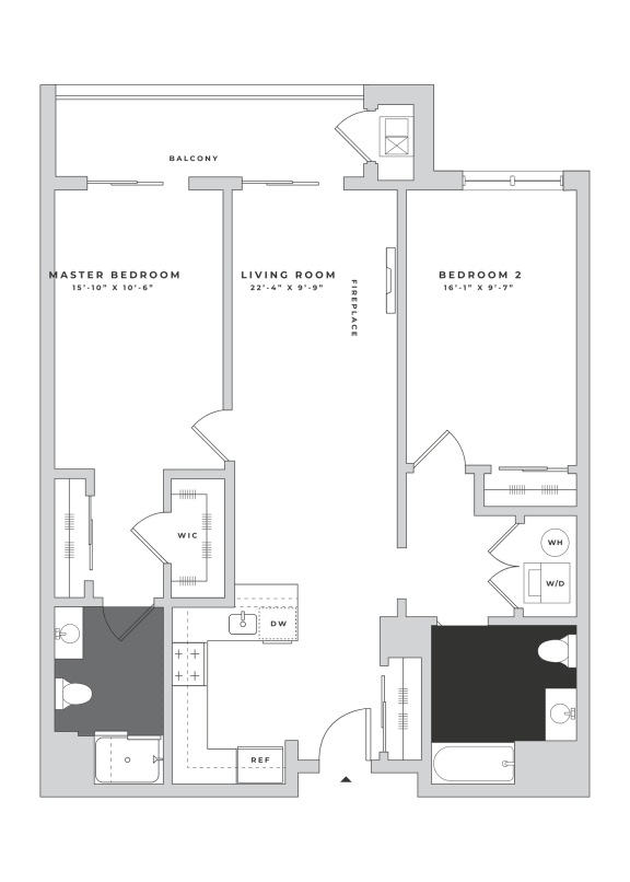 Floor Plans of The Grande at MetroPark in Iselin, NJ