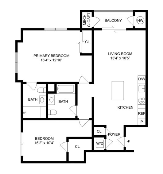 Floor Plans of The Grande at MetroPark in Iselin, NJ