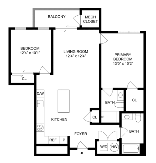 Floor Plans of The Grande at MetroPark in Iselin, NJ