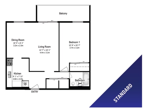 Floor Plans of Laura Secord Apartments in Niagara Falls, ON