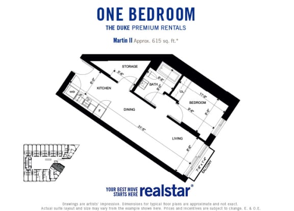Floor Plans of The Duke in Vancouver, BC