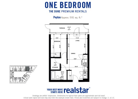 Floor Plans of The Duke in Vancouver, BC