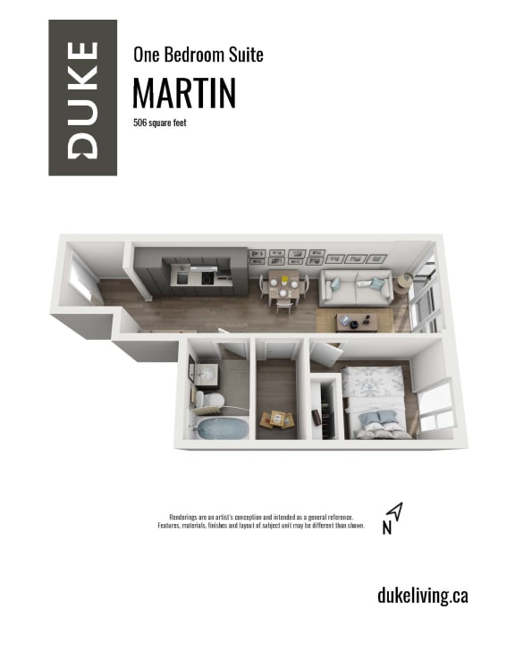 Floor Plans of The Duke in Vancouver, BC