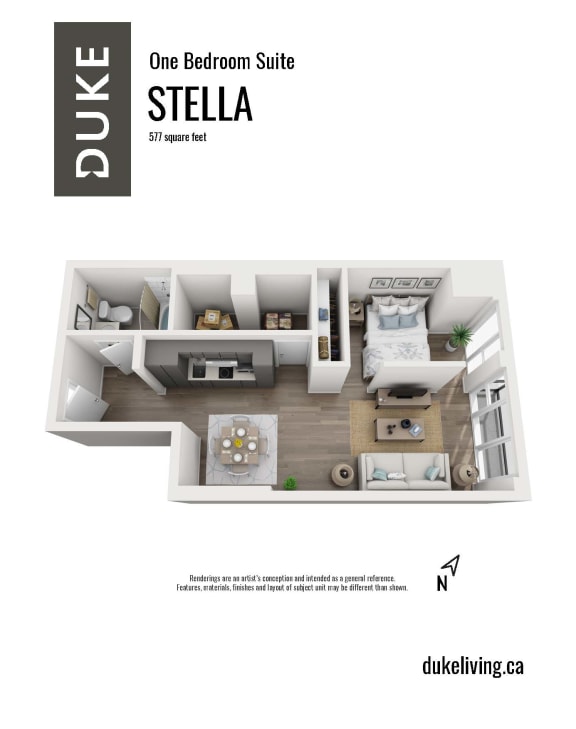 Floor Plans of The Duke in Vancouver, BC