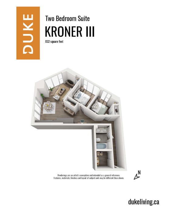 Floor Plans of The Duke in Vancouver, BC