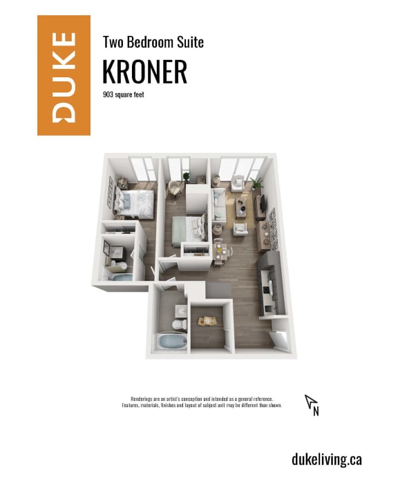 Floor Plans of The Duke in Vancouver, BC