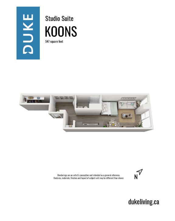 Floor Plans of The Duke in Vancouver, BC