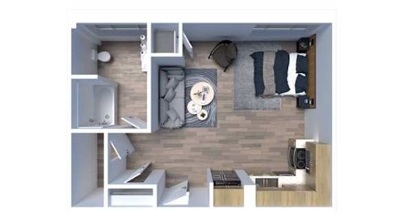 Studio, 1, 2 & 3 Bedroom Apartments in Salt Lake City | Maye House