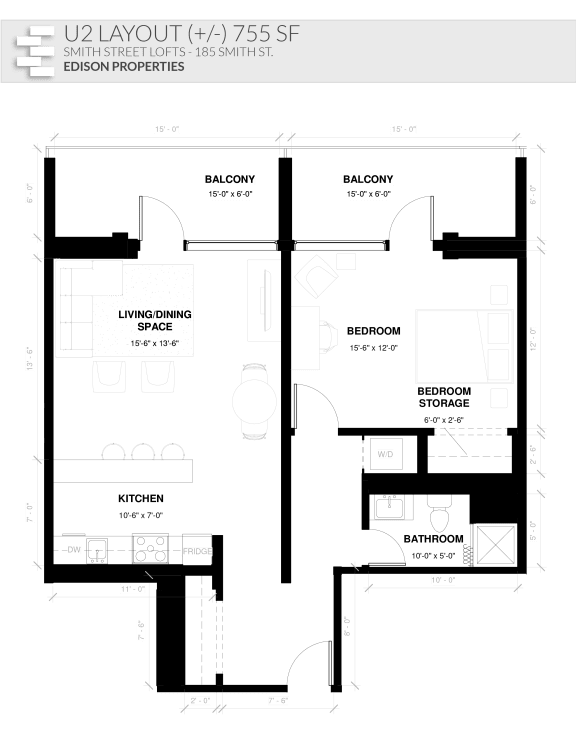 Floor Plans of Smith Street Lofts in Winnipeg, MB