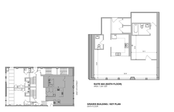 Floor Plans of Fredrick Building in Cleveland, OH