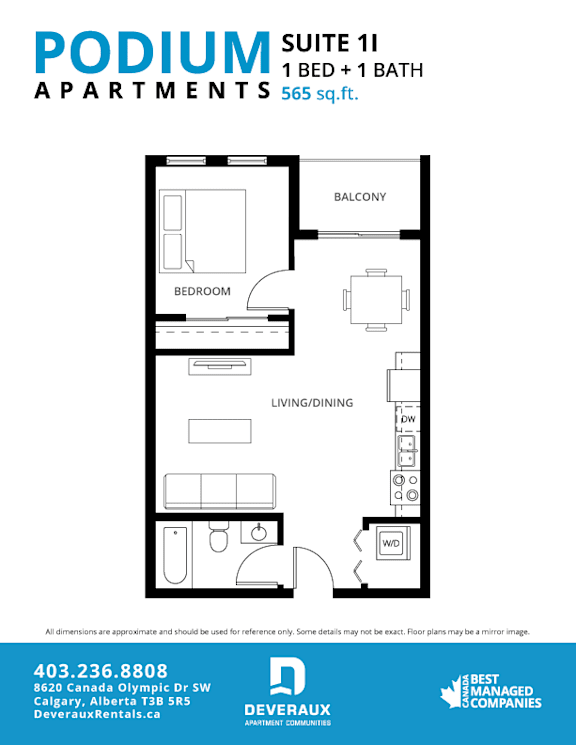 Property details for Podium Apartments from Deveraux Apartment Communities