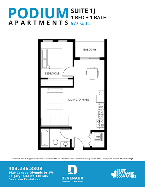 Property details for Podium Apartments from Deveraux Apartment Communities