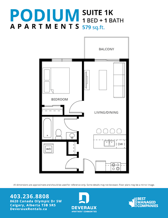 Property details for Podium Apartments from Deveraux Apartment ...