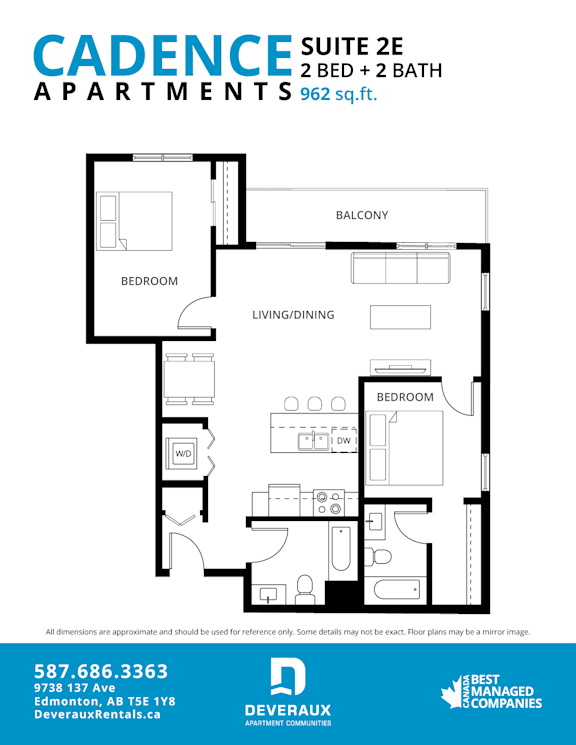 Property details for Cadence at Griesbach from Deveraux Apartment ...