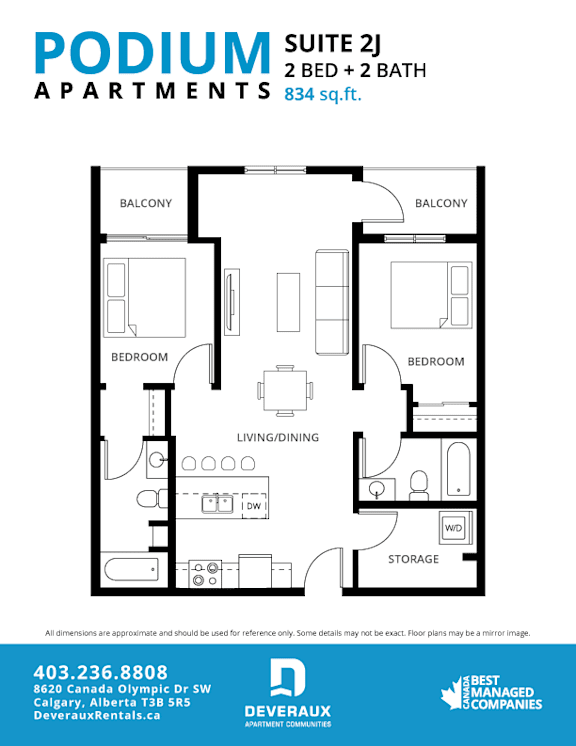 Property details for Podium Apartments from Deveraux Apartment ...