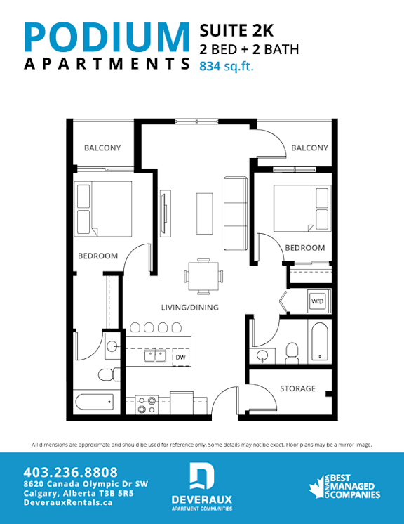 Property details for Podium Apartments from Deveraux Apartment ...