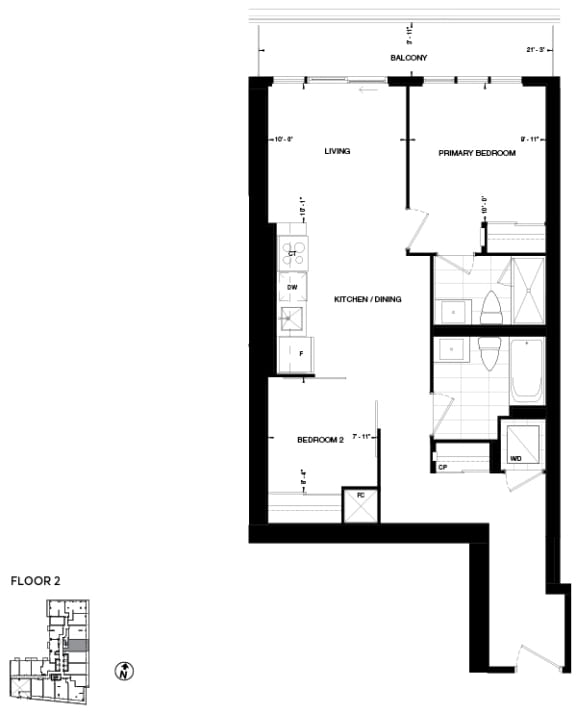 Floor Plans of Parkside Square in Toronto, ON