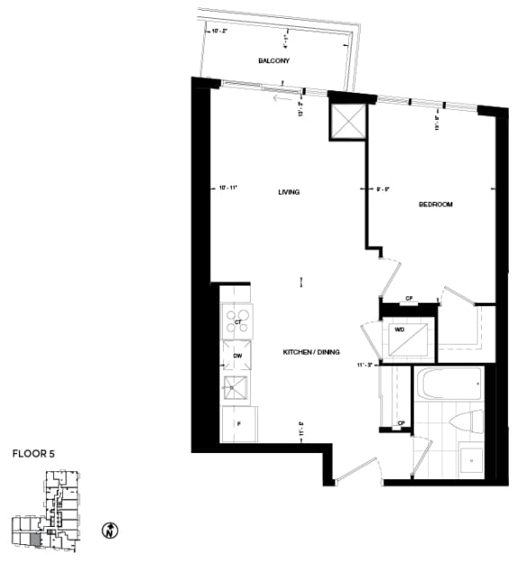 Floor Plans of Parkside Square in Toronto, ON