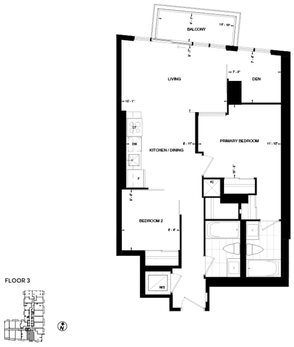 Floor Plans of Parkside Square in Toronto, ON