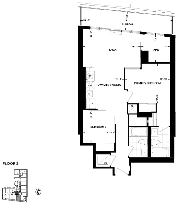 Floor Plans of Parkside Square in Toronto, ON