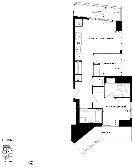 Floor Plans of Parkside Square in Toronto, ON