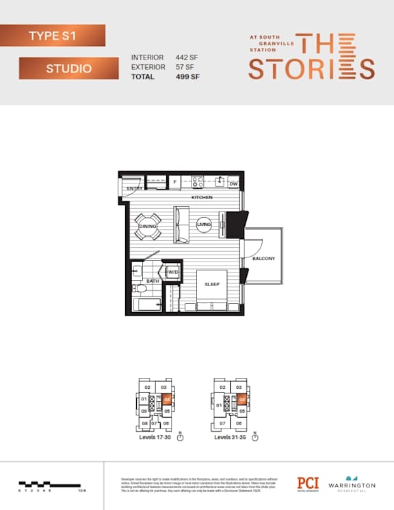 The Stories | Studio S1 | Available Units
