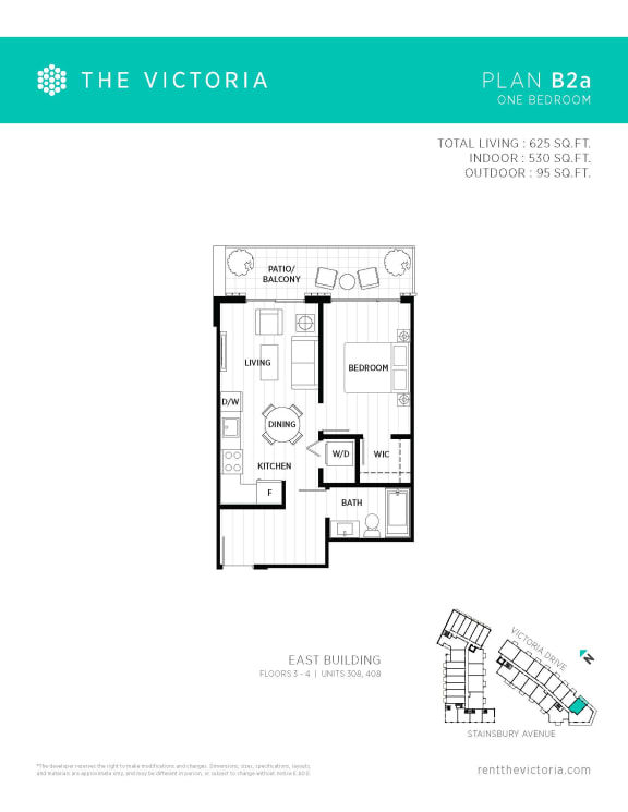 Floor Plans of The Victoria in Vancouver, BC