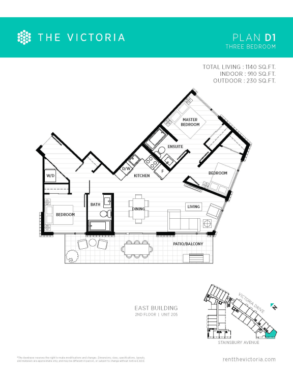 Floor Plans of The Victoria in Vancouver, BC