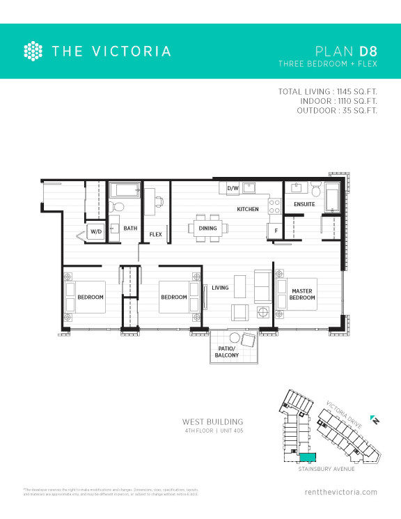 Floor Plans of The Victoria in Vancouver, BC