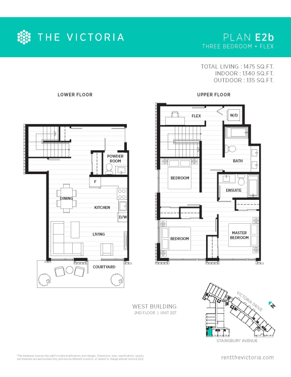 Floor Plans of The Victoria in Vancouver, BC