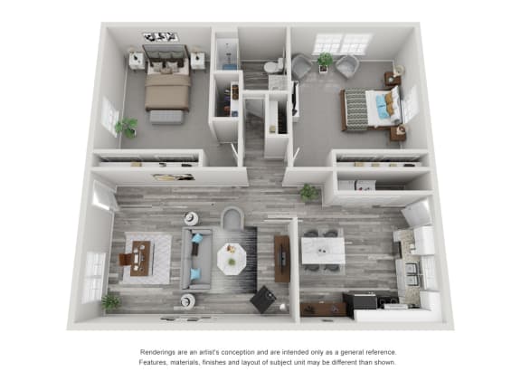 Floor Plans of Greenwood Village in Charlotte, NC