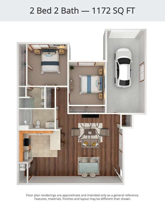 Floor Plans of The Windsor Apartments in Plover, WI