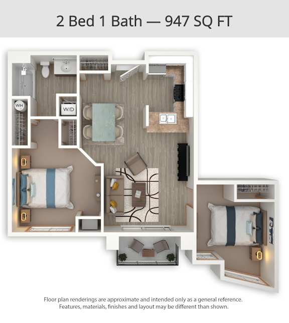 Floor Plans of Trostel Square in Milwaukee, WI