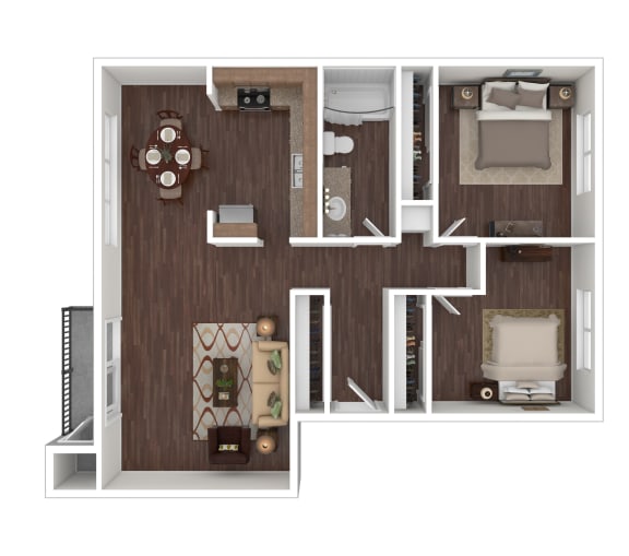 View Available Floor Plans of Royal Greens Apartments in Gresham, OR