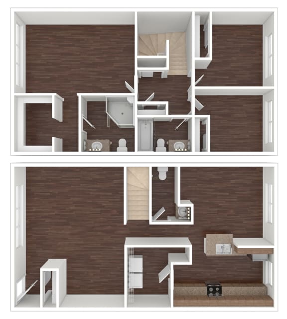 View Available Floor Plans of Royal Greens Apartments in Gresham, OR