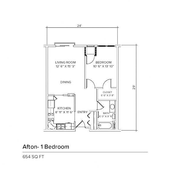 Floor Plans of Arbor Pointe Apartments in Saint Paul, MN