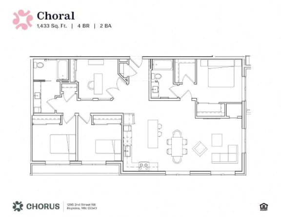 Floor Plans of Chorus in Hopkins, MN