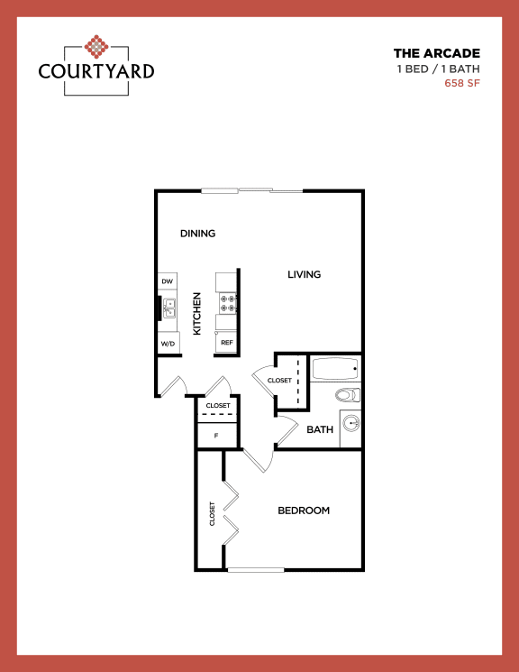 Floor Plans of Courtyard by Trion Living in Sacramento, CA