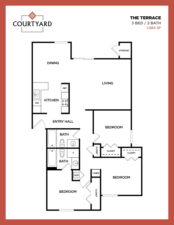Floor Plans of Courtyard by Trion Living in Sacramento, CA