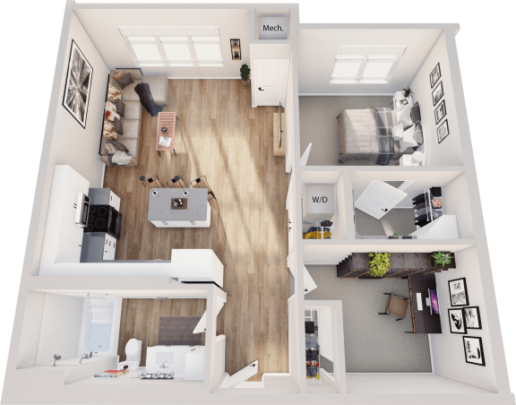 Floor Plans of Lochner in White Bear Lake, MN