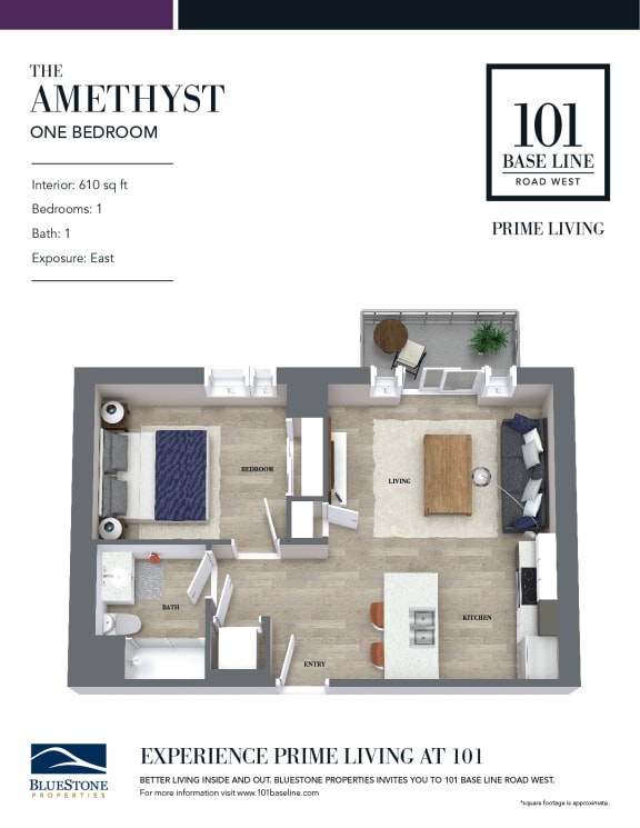 101 Base Line Road West | The Amethyst | Available Units