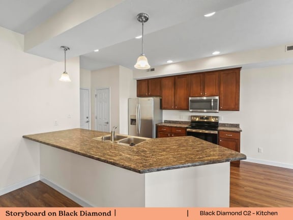 Apartments in Carbondale IL | Storyboard on Black Diamond - Floor Plan